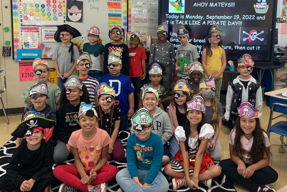 Tangier Smith Second Graders Participate in 'International Talk Like a Pirate Day' | News Post