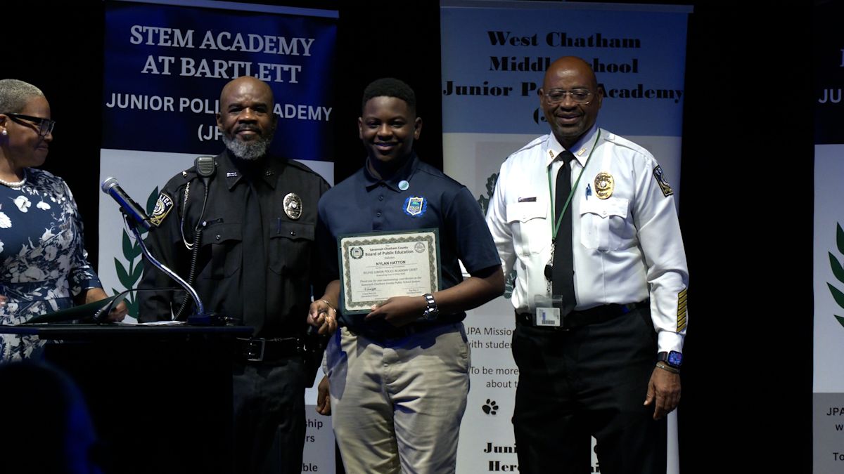 Junior Police Academy Graduates 60 from the career exploration program ...