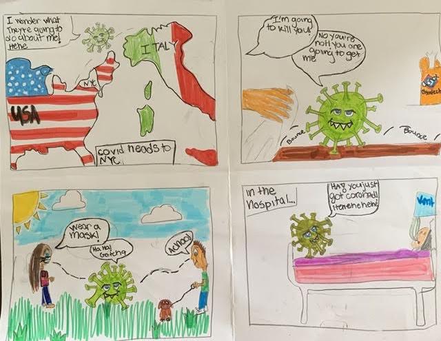 Middle School Creates "Superheroes in the Age of Coronavirus" Comic ...