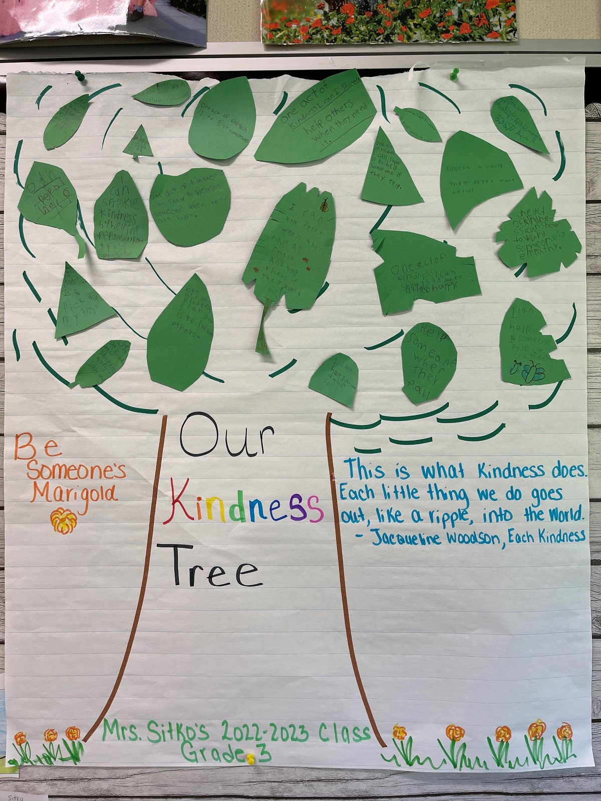 Third graders at Little Britain Elementary School create a kindness ...