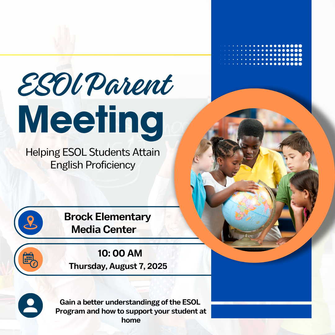 ESOL Parent Meeting on August 7, 2025 | News Landing Page
