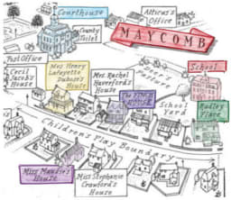 Maycomb County Map With Quotes Chapters 1 8 (Discrimination) | To Kill