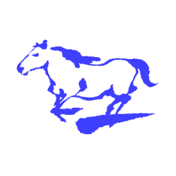 blue mustangs logo
