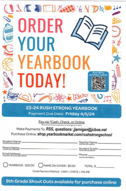 Yearbook Order Form Page Examples Yearbook Order Form Template