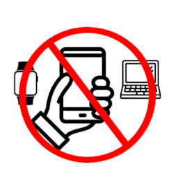 no electronics clipart