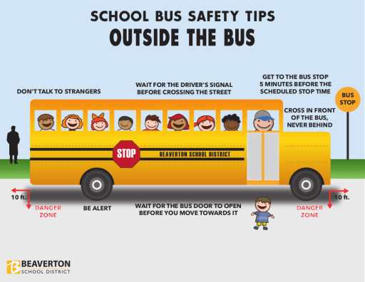 school bus safety tips