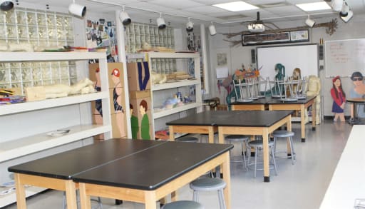 Middle School Art Classroom