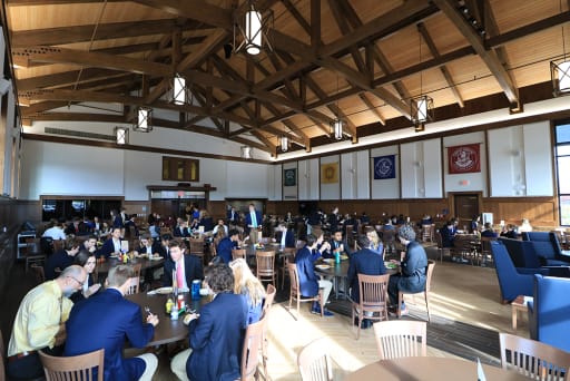 school lunchtime tables