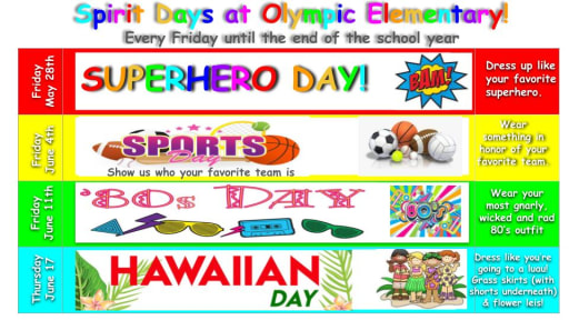 School Spirit Days
