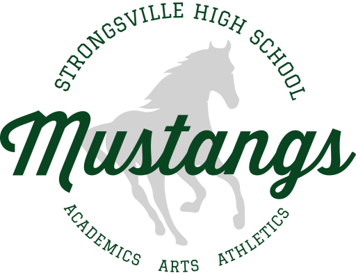 Strongsville Mustangs Logo Strongsville Mustangs " Art Print For Sale