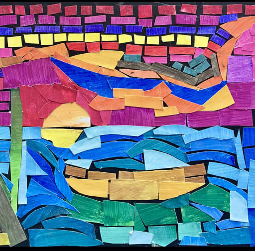 Middle School Art John Hopkins Middle School's Latest Mural Partially