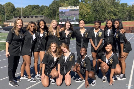 high school dance team practice