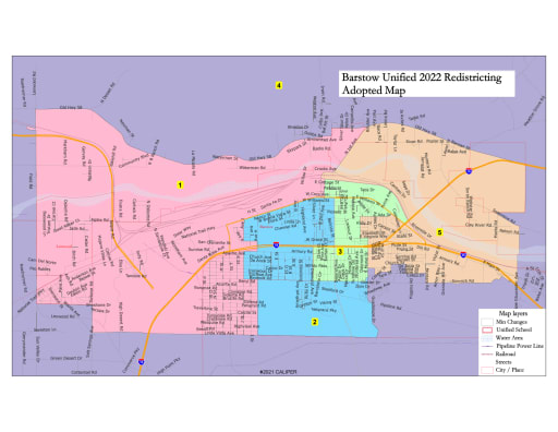 Bartow County School District Map