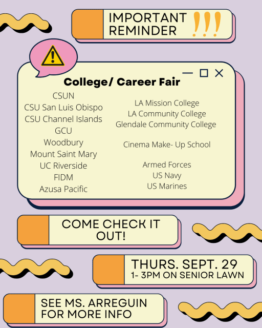 High School Senior Activities