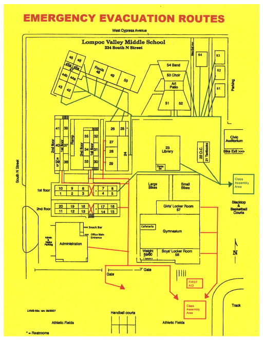 Lompoc High School Campus Map