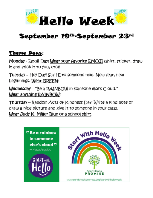 september theme days