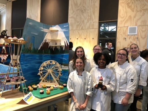 stadium high school interior