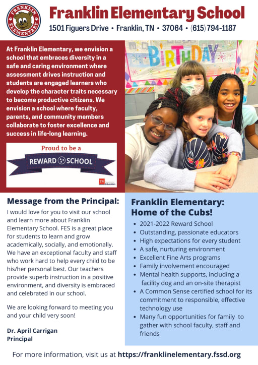 Elementary School Report Card Sample