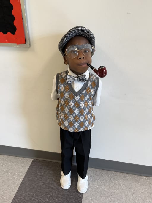 Easy Diy Grandpa Costume For 100th Day Of School Crafting A 52 Off