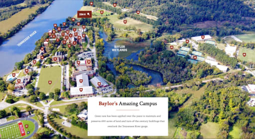 University Of Tennessee At Chattanooga Campus Map Campus Maps