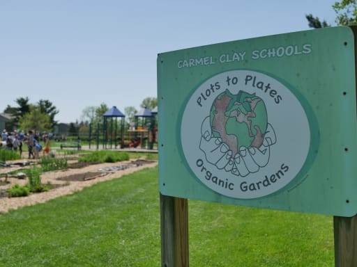 community garden plot sign