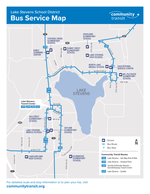 Stedwick Elementary School Bus Routes