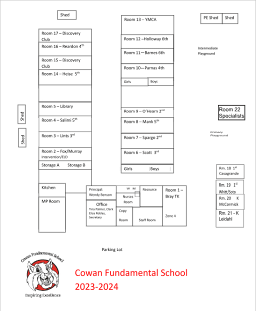Cowan Lake Map Physical