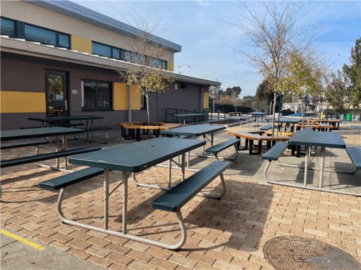 outdoor cafeteria