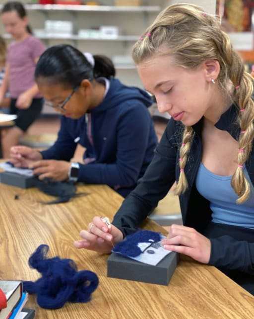 Middle School Art Classroom