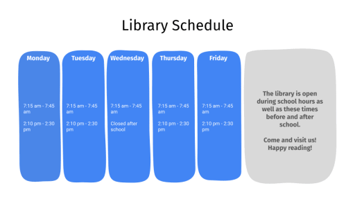 school library timetable