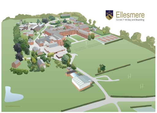 School Campus Map Design