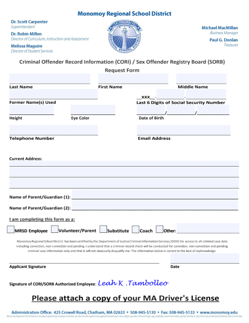 school board background check