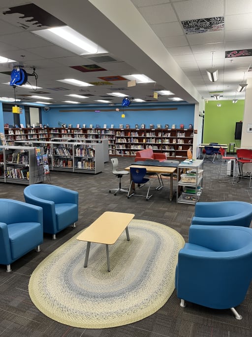 Middle School Library Library Oakdale Middle School