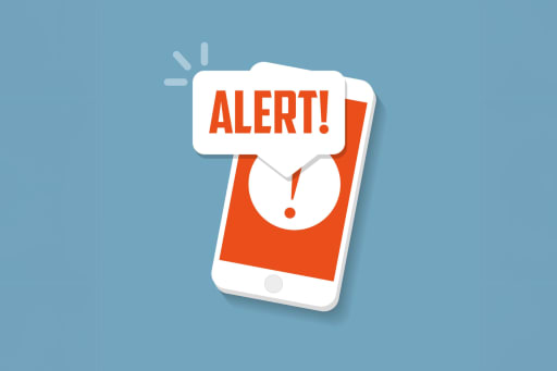 Emergency Alert Icon Emergency And Alert Icon Concept | Premium Vector