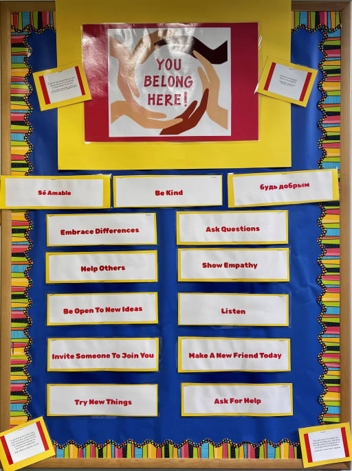 inclusion school display