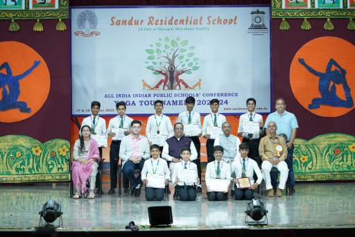 Ipsc School Logo All India IPSC YOGA Tournament 2023 24 Sandur