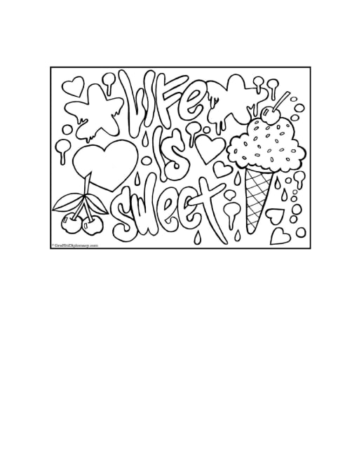 coloring pages middle schoolers