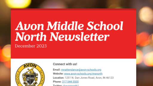 Avon Middle School North Logo