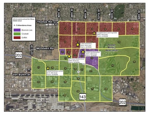 Arizona School Districts Map