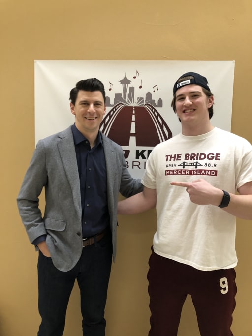 Announcer Aaron Goldsmith