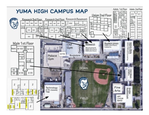 Yuma Map Yuma Tornado And Hail August 8th 2023