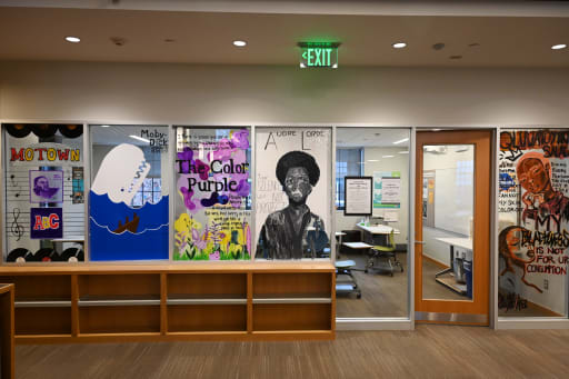 High School Library Mural Designs Montrose Library Unveils New Mural