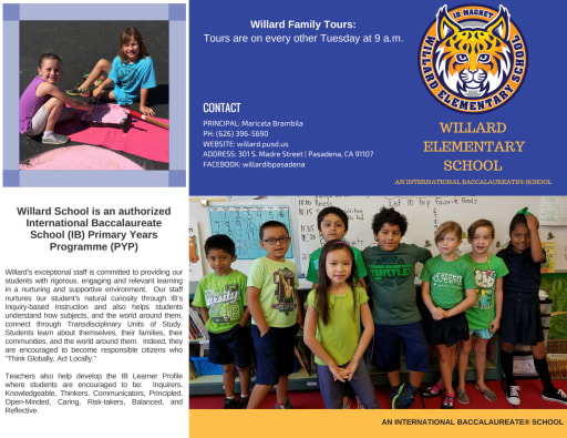 elementary school brochure