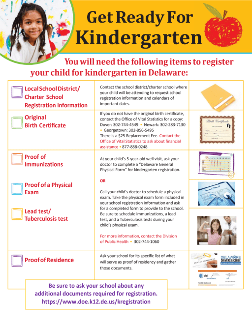 school registration list