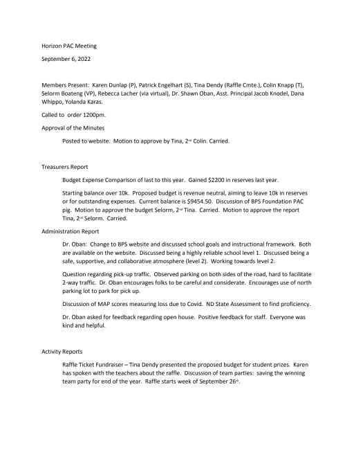 current students pac