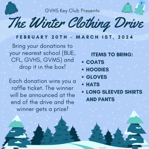 Winter Clothing Drive Ideas