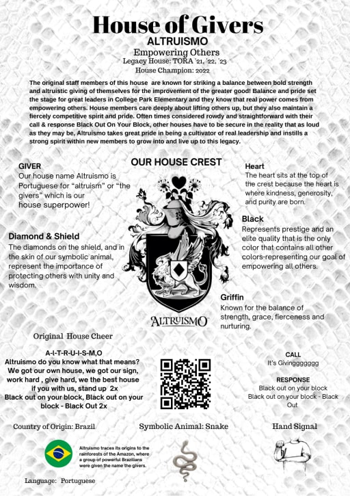 what does the black shield represent