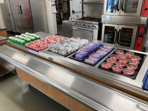 Elementary School Cafeteria Serving Line Nutrition Services Kewaskum