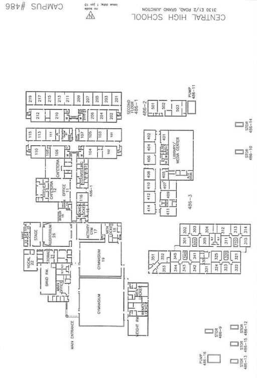 Carl Junction High School Classroom Map Interlocking Cj Logo Carl