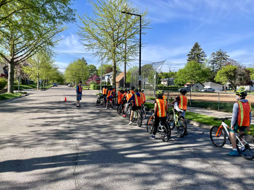 school biking